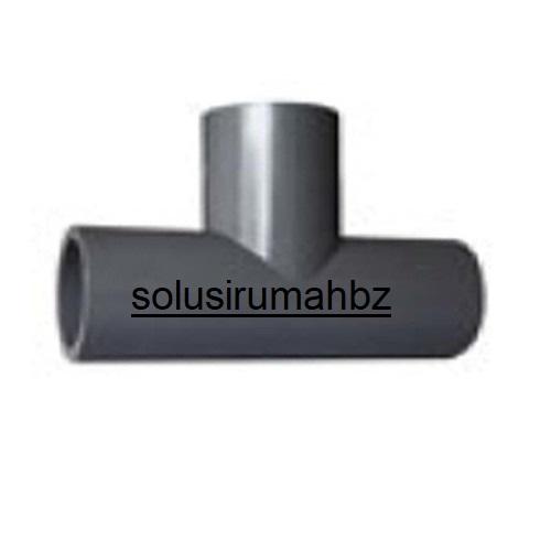 Jual perbiji TEE 3/4" PVC paralon plastik pilih merek abu abu supralon ...