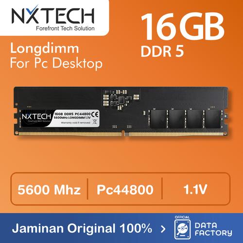 Jual RAM PC NXTECH DDR5 16GB PC 44800 / 5600 MHz LONGDIMM MEMORY PC5 1 ...