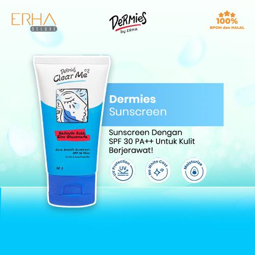 Promo DERMIES Clear Me Sunscreen SPF30/PA++ 30g - Sunscreen Wajah ...