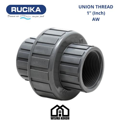 Jual RUCIKA WATERMUR MUR DRAT / UNION THREAD PVC 1" (Inch) AW - Kota ...