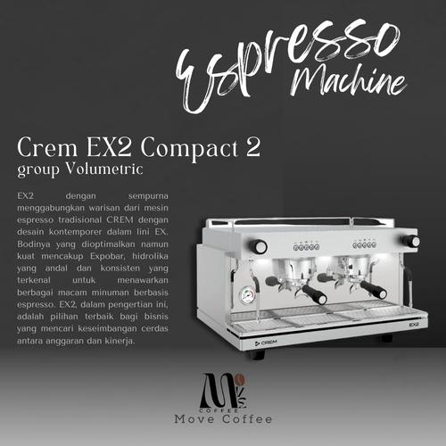 Jual Mesin Kopi Professional Crem EX2 Compact 2 group Volumetric - Move ...