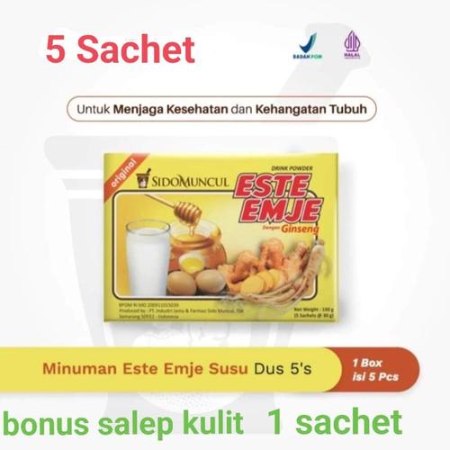 Jual ESTE EMJE Dengan Ginseng Susu Sidomuncul - 4 SACHET - Kota Bandung ...