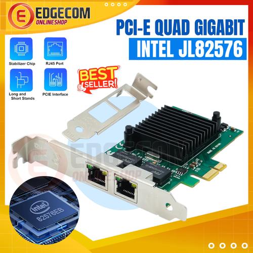 Jual PCIE PCI Express LAN Card Server NIC Gigabit INTEL 82575 /82576 Chipset 2 PORT / 4 PORT ...
