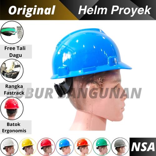 Jual Safety Helmet SNI NSA Helm Proyek Plus Sarang Putar Fastrack Staz ...