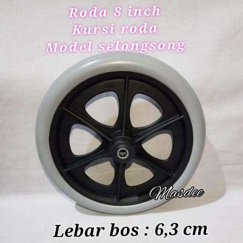 Jual New // Roda 8 Inch Kursi Roda Model Selongsong,Sparepart Kursi ...