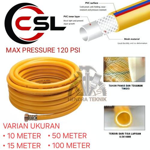 Jual SELANG KOMPRESOR SELANG ANGIN COMPRESSOR HOSE SELANG POMPA SANCHIN HI PRESSURE 10M 15M 50M ...