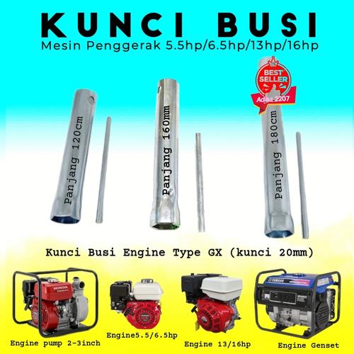Jual Kunci busi potong rumput | kunci busi mesin diesel alkon - Kota ...