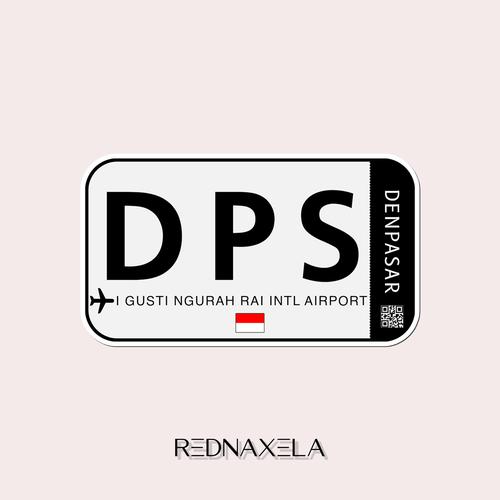 Jual Stiker Vinyl I Gusti Ngurah Rai International Airport Code DPS ...