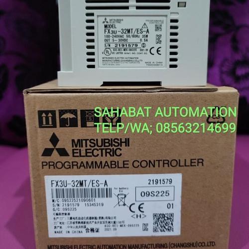 Jual Fx3U 32Mt Es A Plc Mitsubishi Fx3U-32Mt/Es-A Fx3U 32Mtesa Fx3U-32M ...