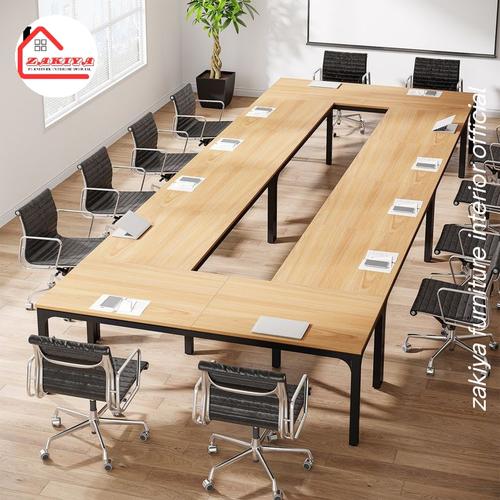 Jual meja kantor/ meja rapat/ meja meeting letter 0 kaki "besi hollow ...