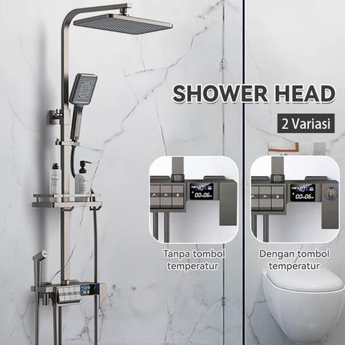 Jual Shower Luxury LED Thermostatic set shower Panas-Dingin Kamar Mandi ...