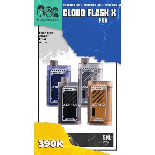 Jual CLOUD FLASK X POD KIT 75W (New Variant) By Aspire - Frost - Kota ...