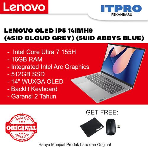 Jual LENOVO OLED IDEAPAD 5 14IMH9 4SID/5UID NOTEBOOK CORE ULTRA 7 16GB/512GB 14" OLED - Kota ...
