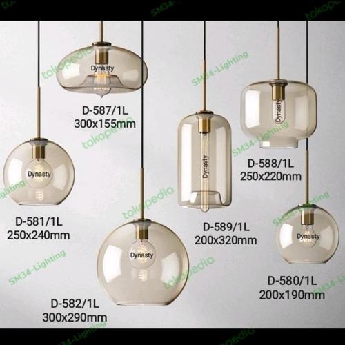 Jual Lampu Gantung Cafe 1Lampu D583 Lampu Hias Engkel Industrial Minimalis - D582 30CM - Kota ...
