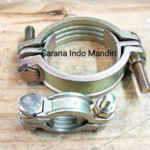 Jual Klem Pipa Double Bolt 11/2" inch / Clemp Besi SL60 - Jakarta Barat ...