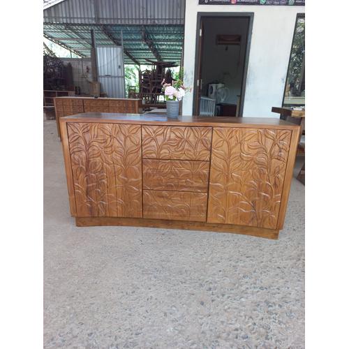 Jual Buffet Ukir Buffet Bunga Kabinet Tv Meja Tv Minimalis Bahan Full ...