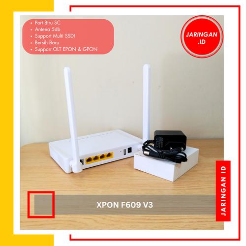 Jual ONT XPON F609 V3 SUPPORT EPON & GPON - Dengan Adaptor - Kab ...
