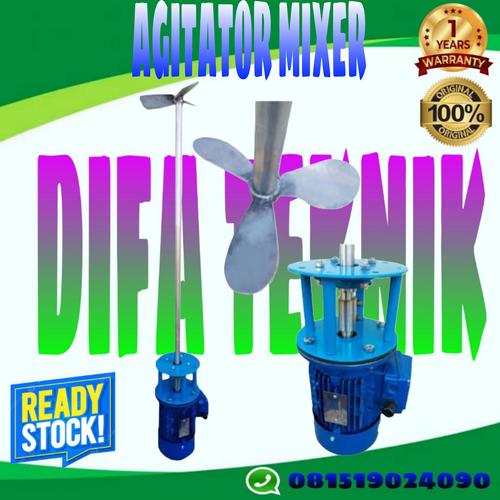 Jual Agitator Mixer Chemical Kimia SS304 0,75Kw 1HP 220V With GearBox ...