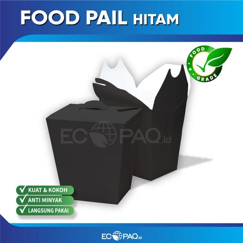 Jual Food Pail - Food Pack - Box Pail - HITAM - Food Pack - 650 ml ...