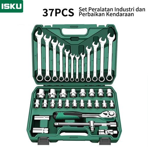Promo Isku set alat kunci pas 37 pcs potong kunci pas kunci shock set ...