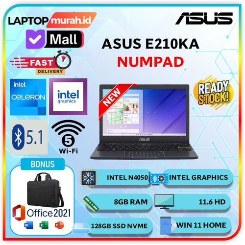 Promo Asus Vivobook E210KA N4050 8GB 128GB W11+OHS+O365 11.6" HD ...
