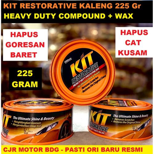 Jual KIT RESTORATIVE PASTE WAX 225 gr kumpon kaleng hapus baret anti kusam - Kota Bandung ...