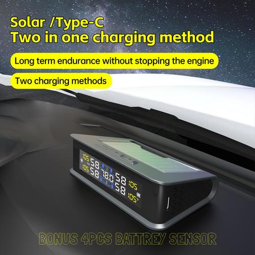 Promo TPMS Tire Pressure monitoring system 4 Sensor with cabin ...