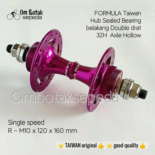 Jual Hub blkg Sealed Bearing FORMULA Taiwan 32H Alloy Double drat Ungu ...