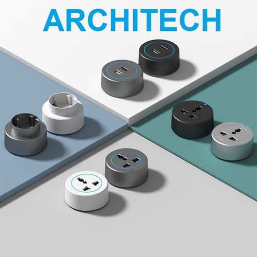 Jual ARCHITECH stop Kontak Tanam Tembok Track Socket 40-80cm kepala ...