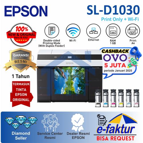 Promo Printer EPSON SURELAB SL D1030 SL-D1030 Printer Photo Foto MiniLab WiFi Duplex Ganti SL ...