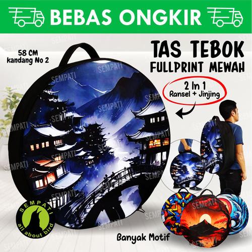 Jual SEMPATI Tas Tebok Murai Tas Ransel Gendong Jinjing Wadah Tempat ...