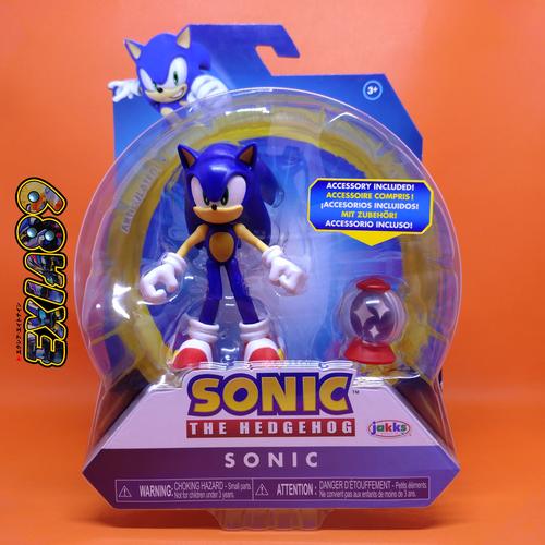 Jual SONIC THE HEDGEHOG 4-INCH ARTICULATED ACTION FIGURE - SONIC WITH ...