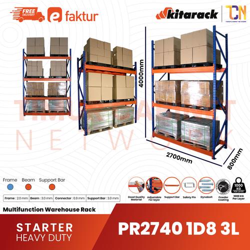Jual KITARACK Rak Palet 1 TON Pallet Rack Heavy Duty Panjang 2.7 Meter ...
