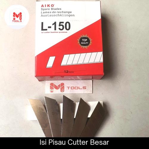Jual Isi Cutter Besar AIKO (harga per box 12 pak) - Refill Pisau Cutter ...