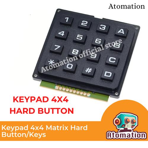 Jual Keypad Hard Button 4x4 Matrix Keyboard Arduino ESP32 - Kab. Sleman ...