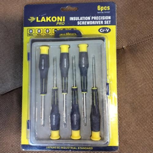 Jual JETJO TOOLS Obeng Set Presisi 6 Pcs Insulation Precision ...