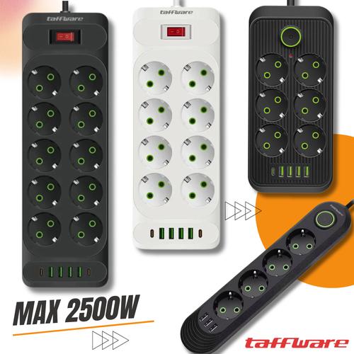 Jual Stop Kontak USB Type C Taffware Colokan Listrik Switch Power ...