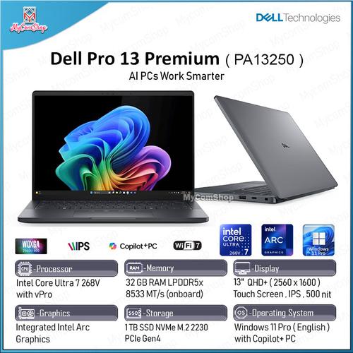 Jual DELL PRO 13 PREMIUM PA13250 ULTRA 7 268V VPRO 32GB RAM 1TB SSD ...