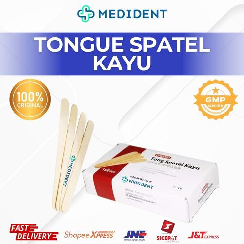 Jual Tong Spatel Kayu / Tongue Depressor / Kayu penekan Lidah - Jakarta ...
