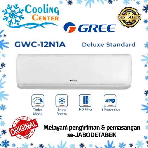 Jual AC GREE GWC - 12N1A DELUXE STANDAR 1.5PK HARGA + PASANG INSTALASI ...