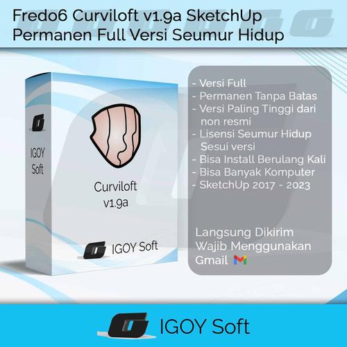 Promo Plugin Fredo6 Curviloft SketchUp Full Tanpa Batas Permanen - Kab ...