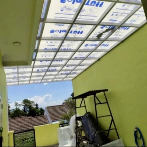 Jual kanopi/rangka hollow atap solarflat/solartuff 3mm - Kota Depok ...