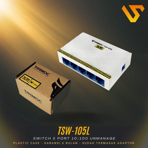 Jual Tarmoc TSW-105L, 10/100 Switch Unmanage 5 port Plastic Case - Jakarta Barat - Vigore Shop ...