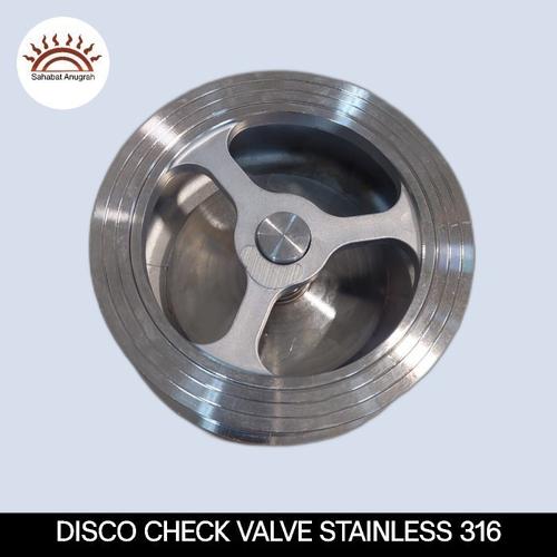 Jual Disco Check valve 1 1/2" Inch / Wafer check valve stainless ss 316 ...