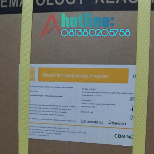 Jual REAGENT DILUENT MINDRAY BC 2800 BC2800 20 Liter OPEN SYSTEM - Kota ...