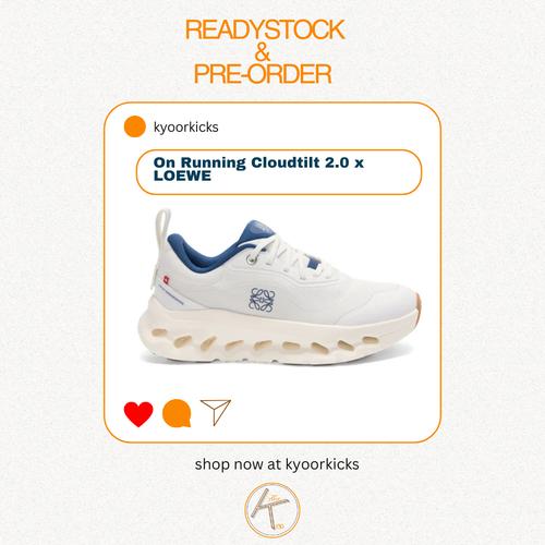 Jual On Running Cloudtilt 2.0 x LOEWE in White Navy colorway - Kota ...