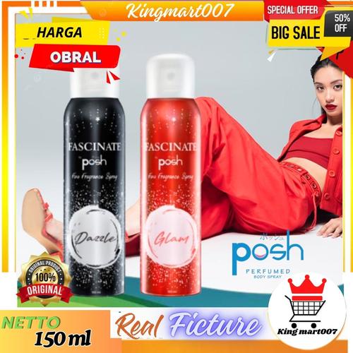 Jual Posh Body Spray Parfum Fascinate Galm & Dazzle 150 ml - Dazzle ...