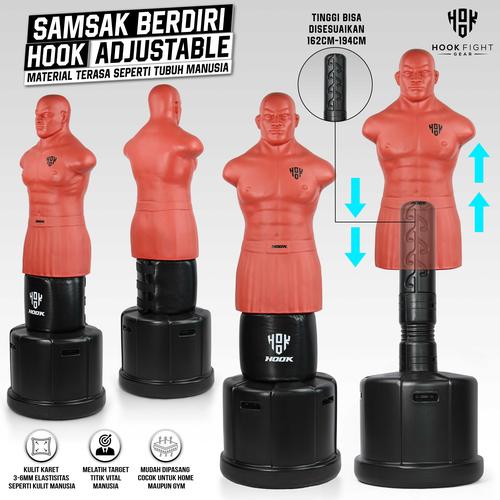 Jual Samsak Berdiri Manusia Hook Boxing Bob Dummy Boneka Boxing Tinju ...