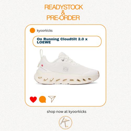 Jual On Running Cloudtilt 2.0 x LOEWE in All White colorway - Kota ...