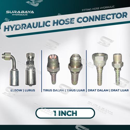 Jual Hydraulic Hose Connector / Fitting / Konektor Selang Hidrolik 1 ...
